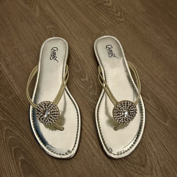 Carlos by Carlos Santana | Shoes | Carlos Size 85 Sparkle Ivory Stone ...